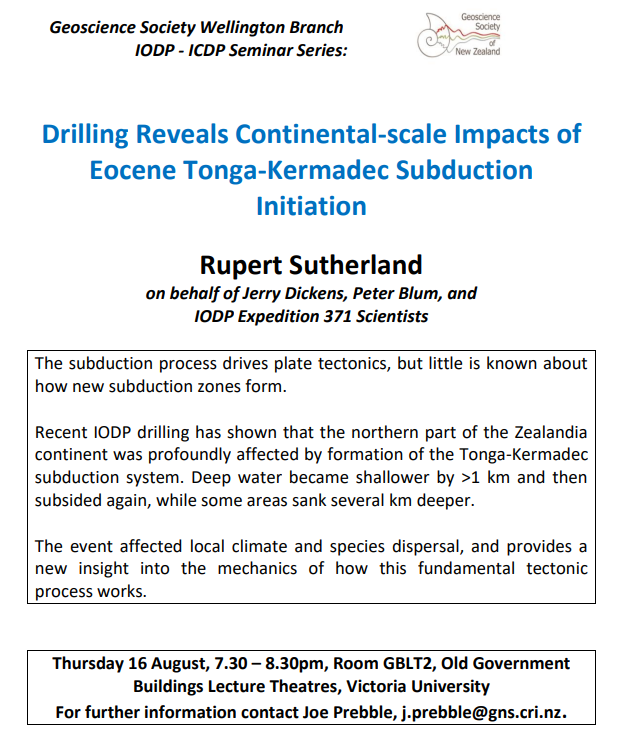 Drilling reveals Continental-scale impacts of Eocene Tonga-Kermadec ...