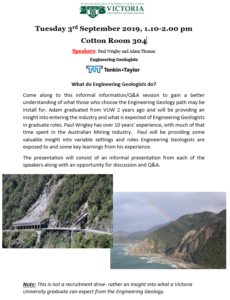 What do engineering geologists do? A seminar by Paul Wrigley and Adam ...
